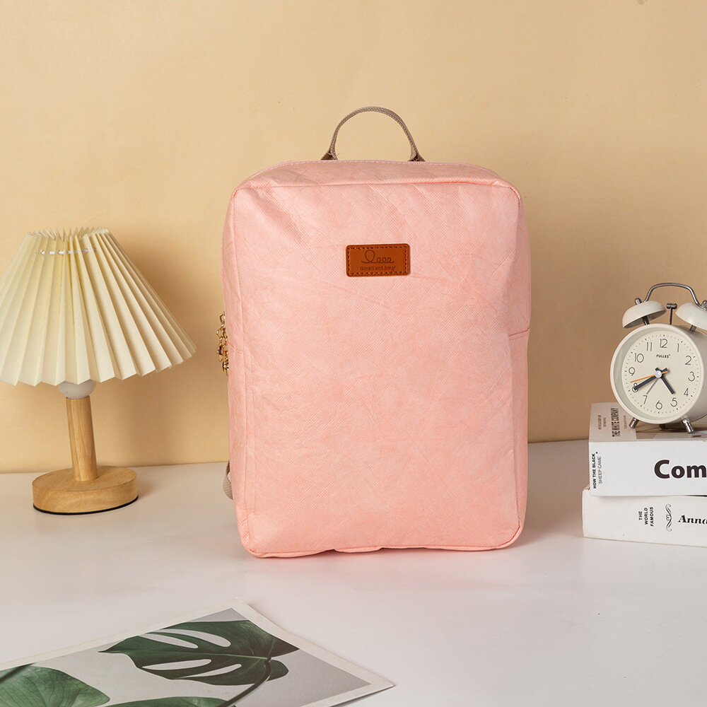 Рюкзак SMALL ANT BAG DuPont Paper, крафт-бумага, водонепроницаемый, 30 см x 23 см x 12 см