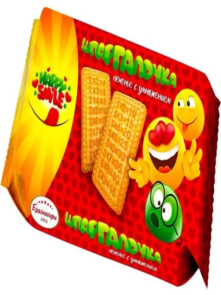 Печенье сахарное "Школьная шпаргалочка" 100 гр