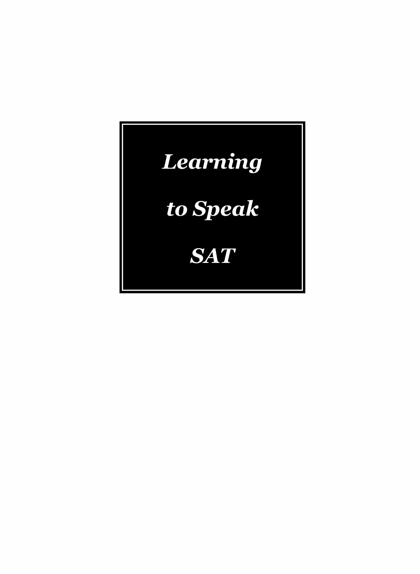 Learning to Speak SAT — фото 1