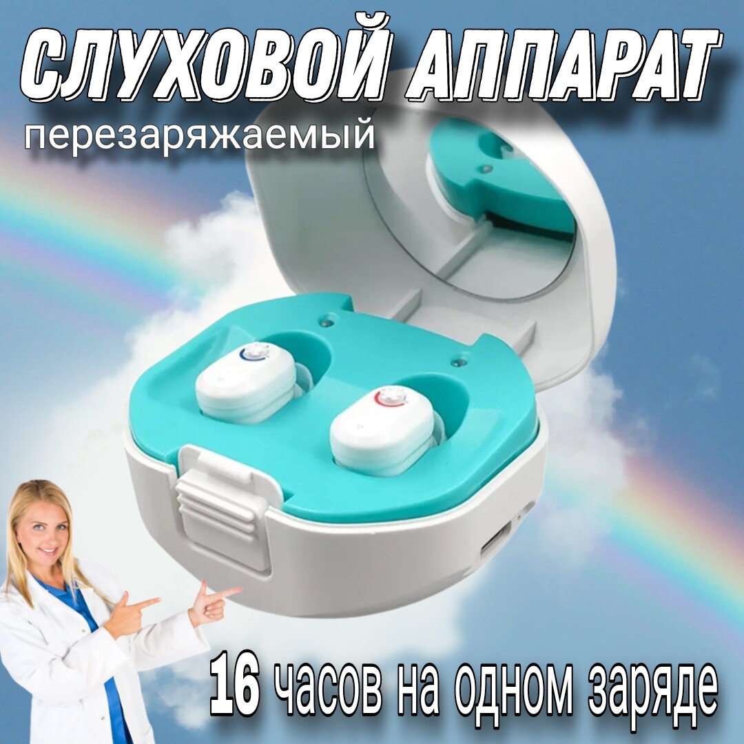 Слуховой аппарат цифровой с зеркалом внутриушной