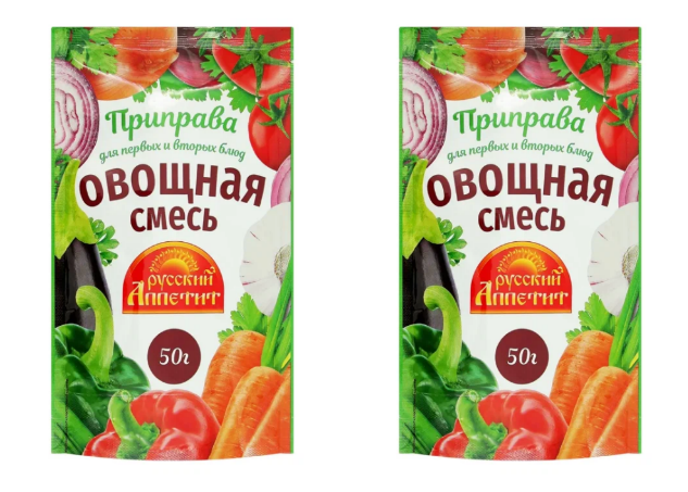Приправа Овощная смесь Русский Аппетит, 50 гр, 2 шт