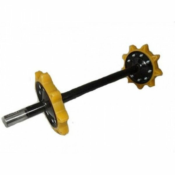 Вал ведущий со звездочками для мотобуксировщика M&T, длина 510 мм