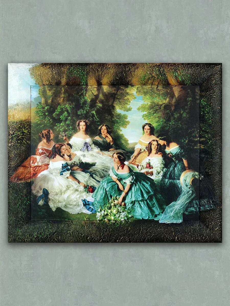 Картина классическая 40х50 в раме 50х60 в гостиную