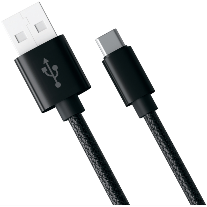 Кабель Red Line USB to USB Type-C 1m Black