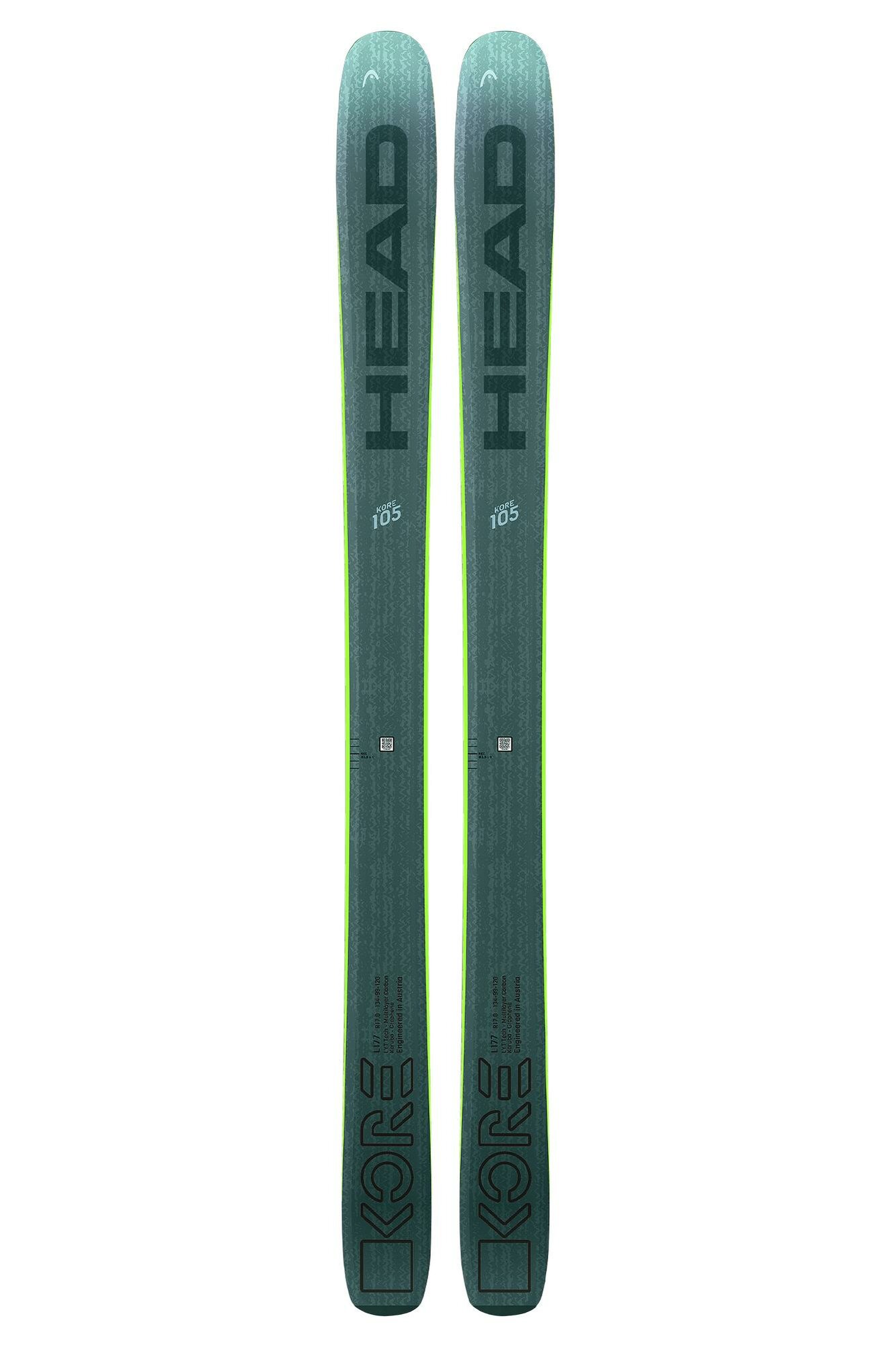 Горные лыжи HEAD Kore 105 Green/Anthracite (см:170)
