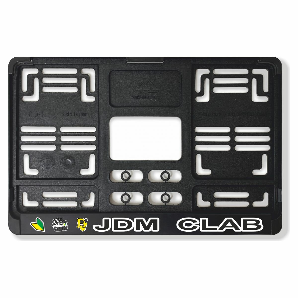 Авторамка 1А (квад.), 296х192мм "JDM CLAB", Арт рэйсинг