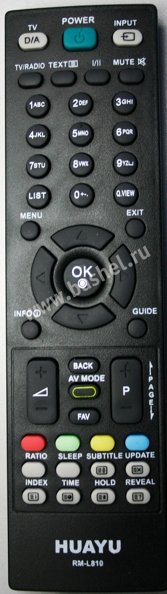 UNIVERSAL LG LCD RM-L810, Пульт ДУ