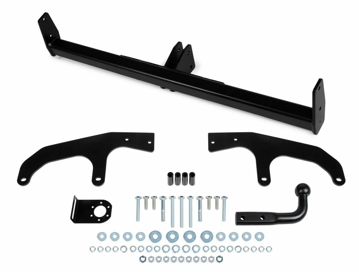 Фаркоп с унив. электрикой для Renault Sandero I поколение 2009-2014, шар A, 1200/75 кг, F.4714.001, Berg (паспорт, сертификат)