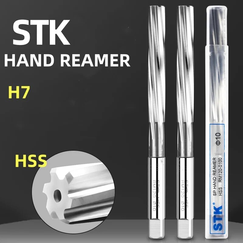 Ручная развертка STK HSS 3-20 мм, 4.0X38X76