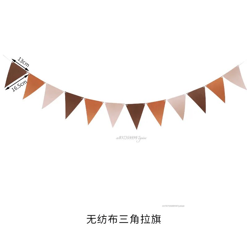 MOONBIFFY Гирлянда из флажков овсянка 9 штук