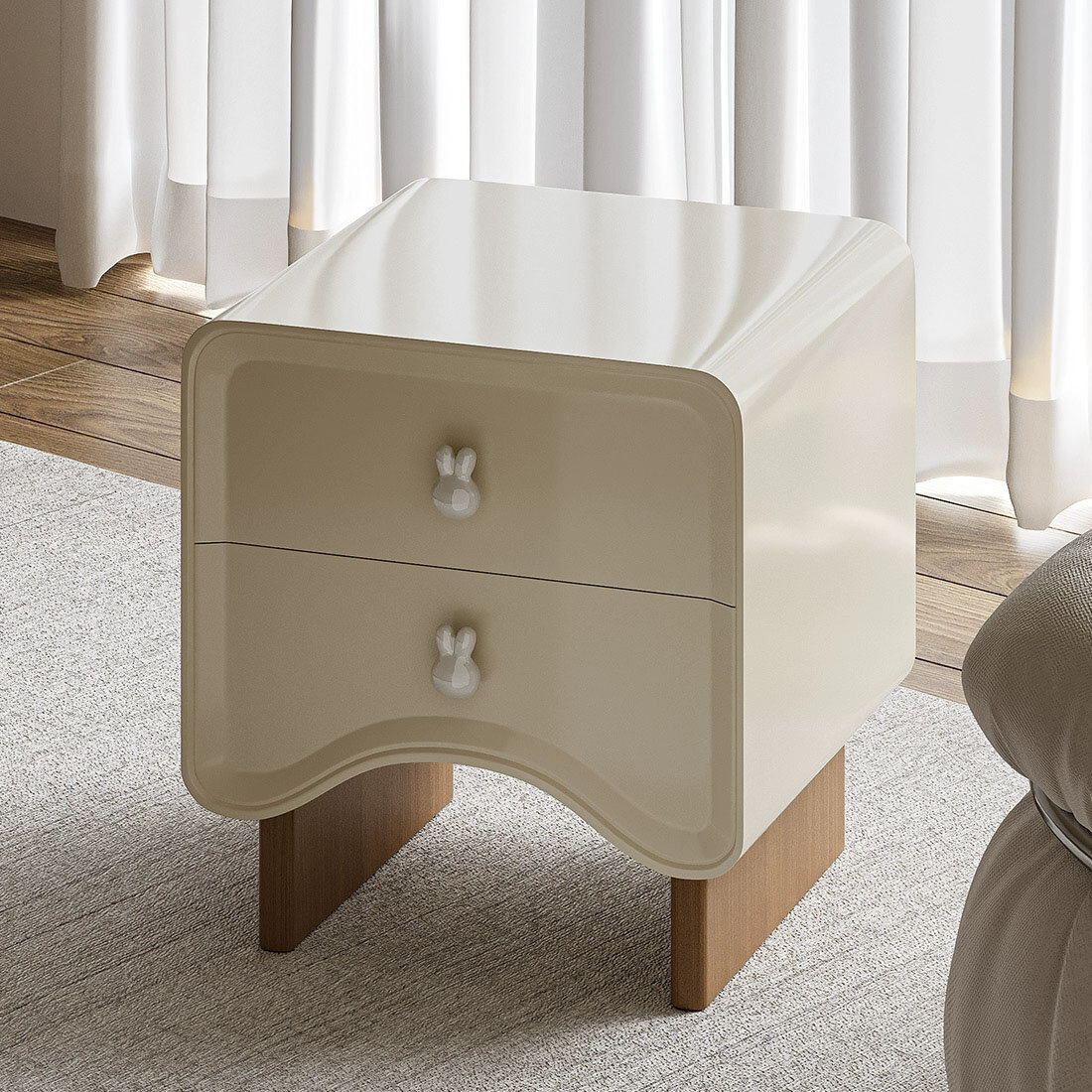 Дизайнерская прикроватная тумбочка Bunny Stand