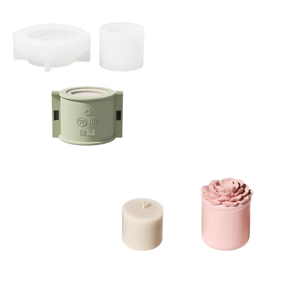 Силиконовые формы для свечей Boowan Nicole, 7oz set