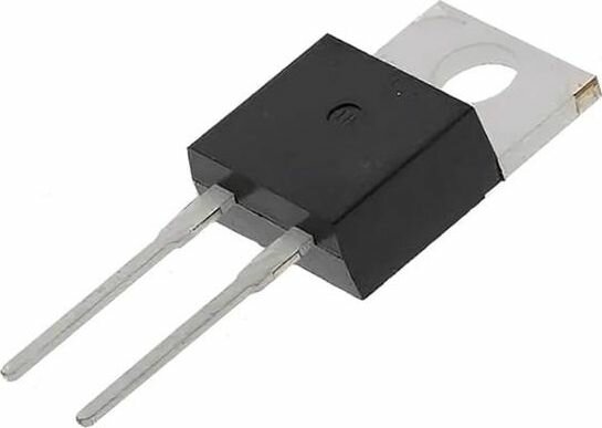 Диод STMicroelectronics STTH5R06D Диод: выпрямительный THT 600В 5А туба Ifsm: 50А TO220AC 40нс 1шт