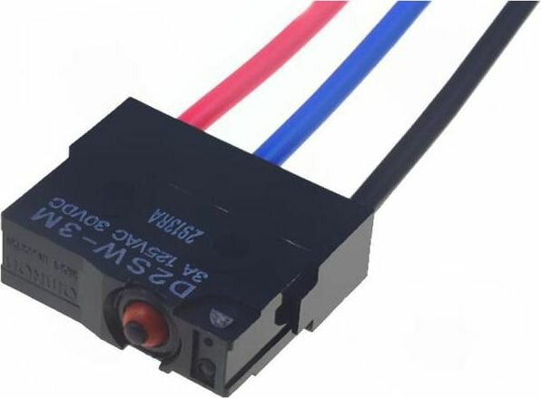 Микропереключатель OMRON D2SW-3M Микропереключатель SNAP ACTION без рычага SPDT 3A/125ВAC 1шт