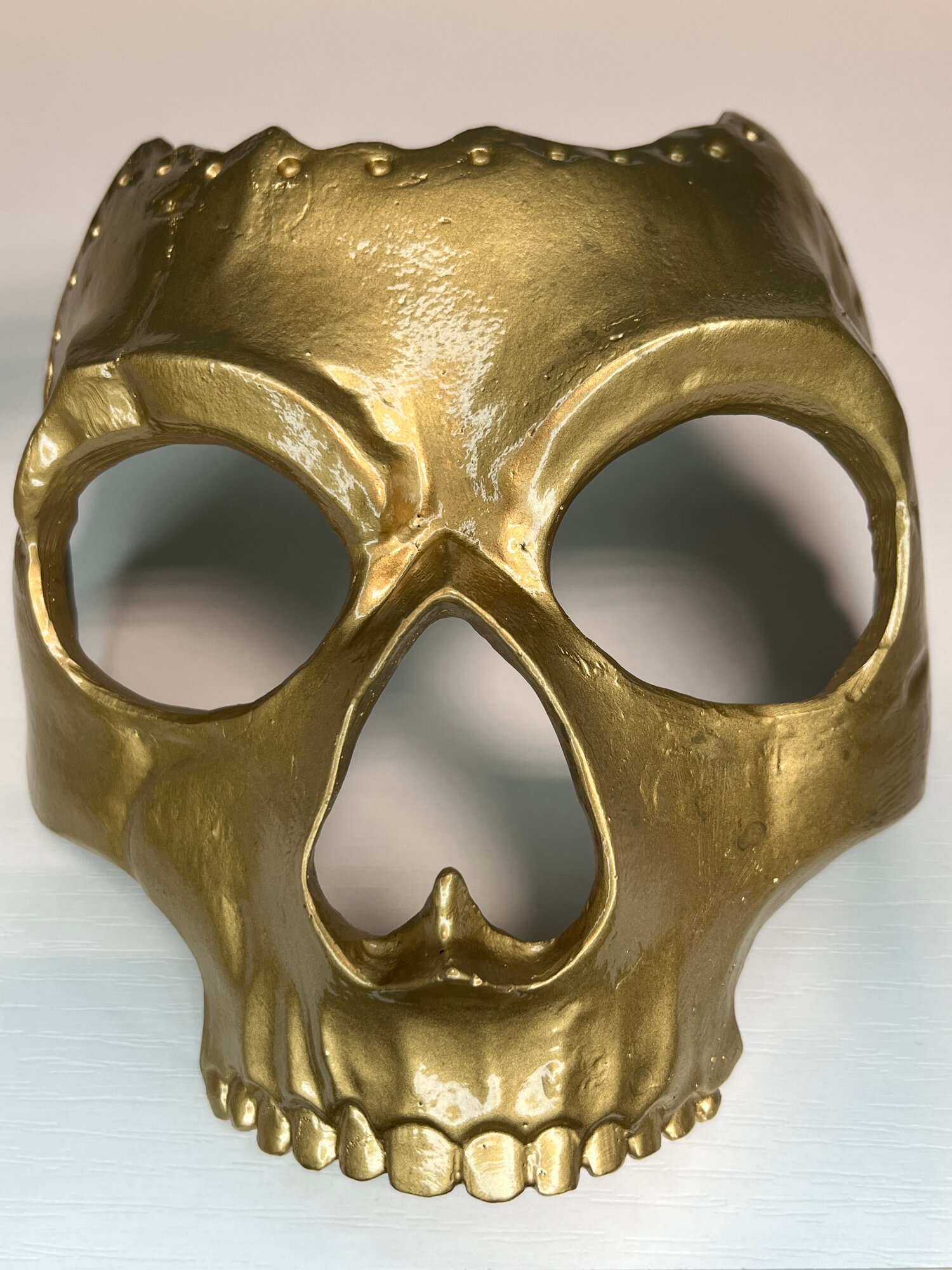 Маска на Хеллоуин | Черепа | Золотой#2 | Для косплея