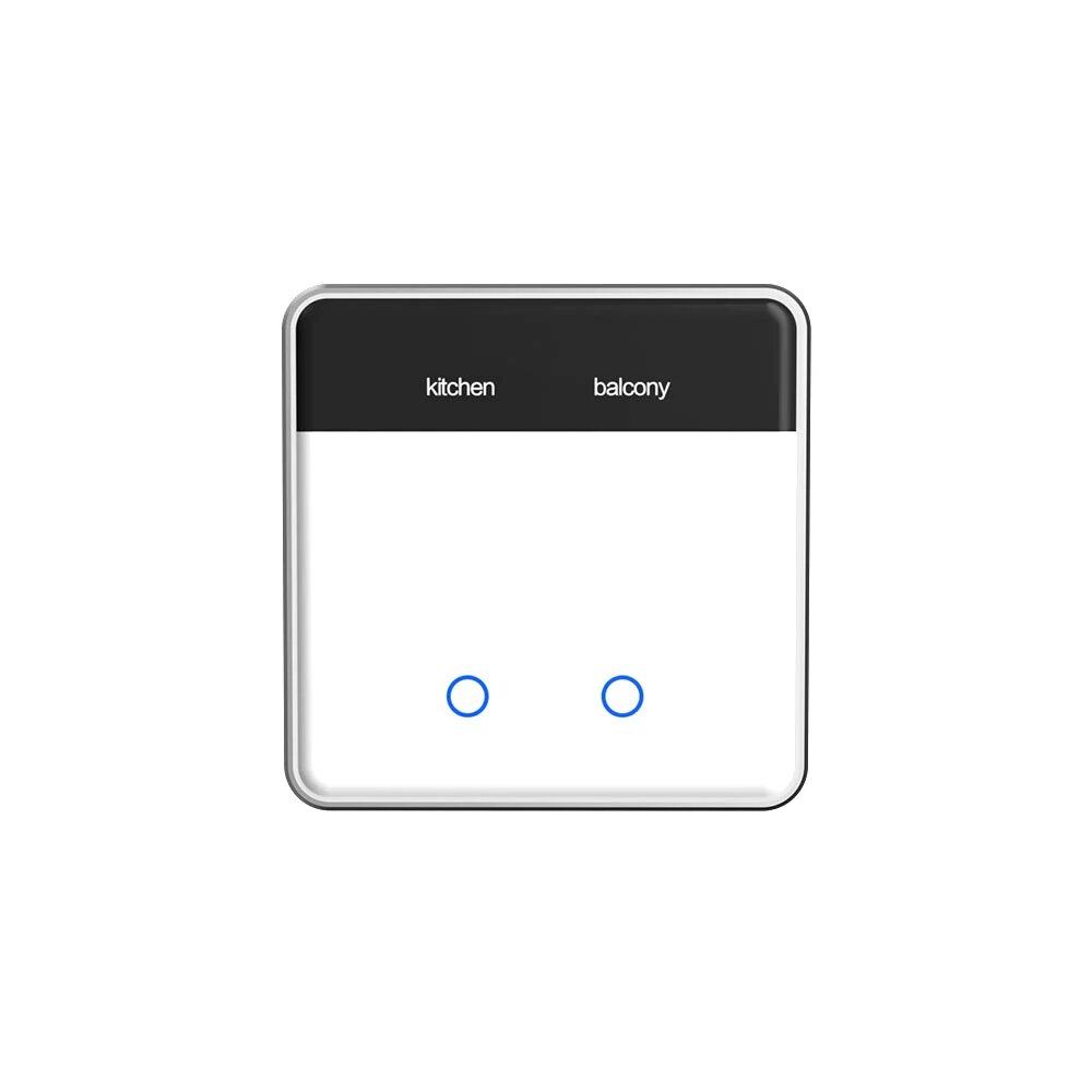 Zemismart DIY Name Switch EU Type Zigbee Smart Display Screen Сенсорный выключатель света работает с Tuya Alexa Google Home Голосовое управление