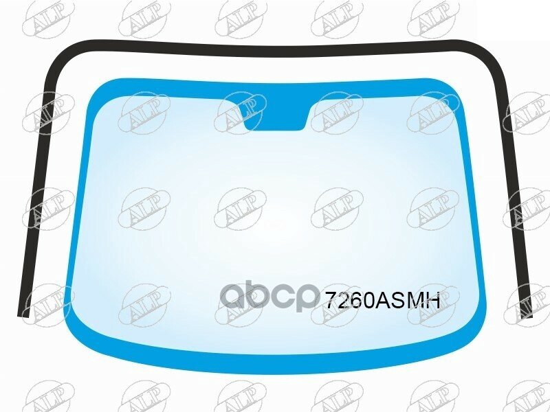 Молдинг лобового стекла (П-образный) Renault Megane 02-09 ALP OVERSEAS арт. 7260ASMH