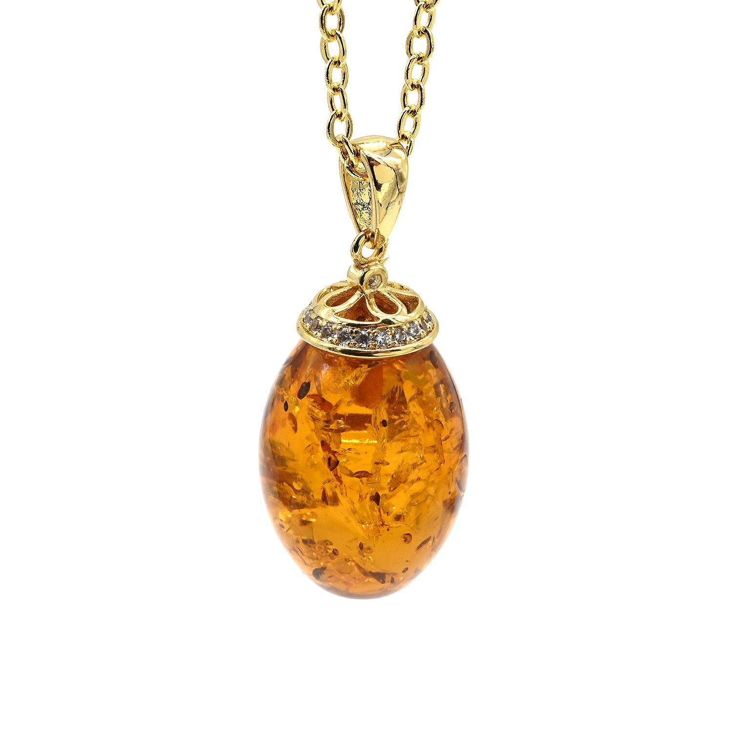 Подвеска, янтарь