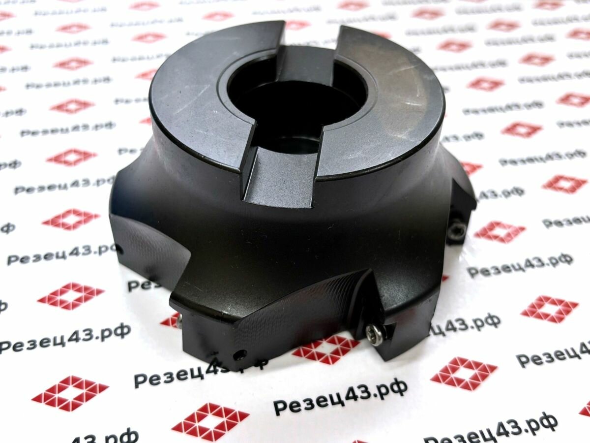 Торцевая насадная фреза 90 градусов HZSK, под сменные пластины TAP400R-100-32-6T