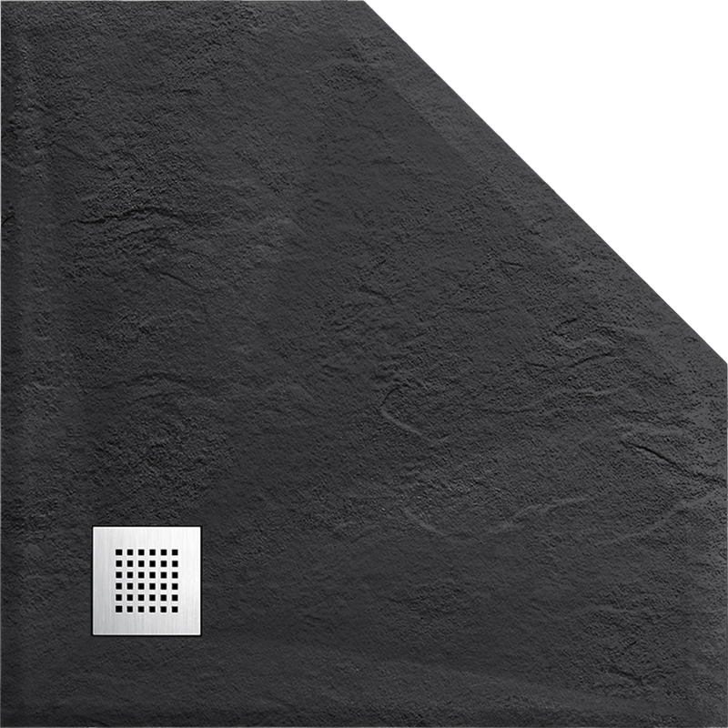 Поддон для душа Vincea VST-4SP1010A антрацит, с сифоном