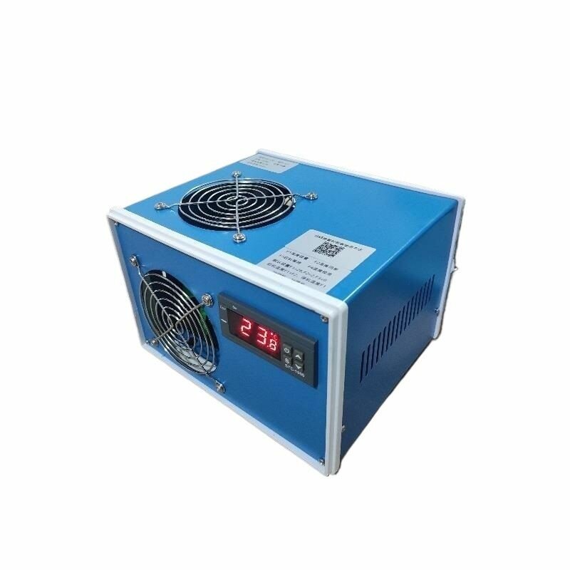 Охладитель для аквариумов, внешний фильтр, металлический, с рыбой, 35л