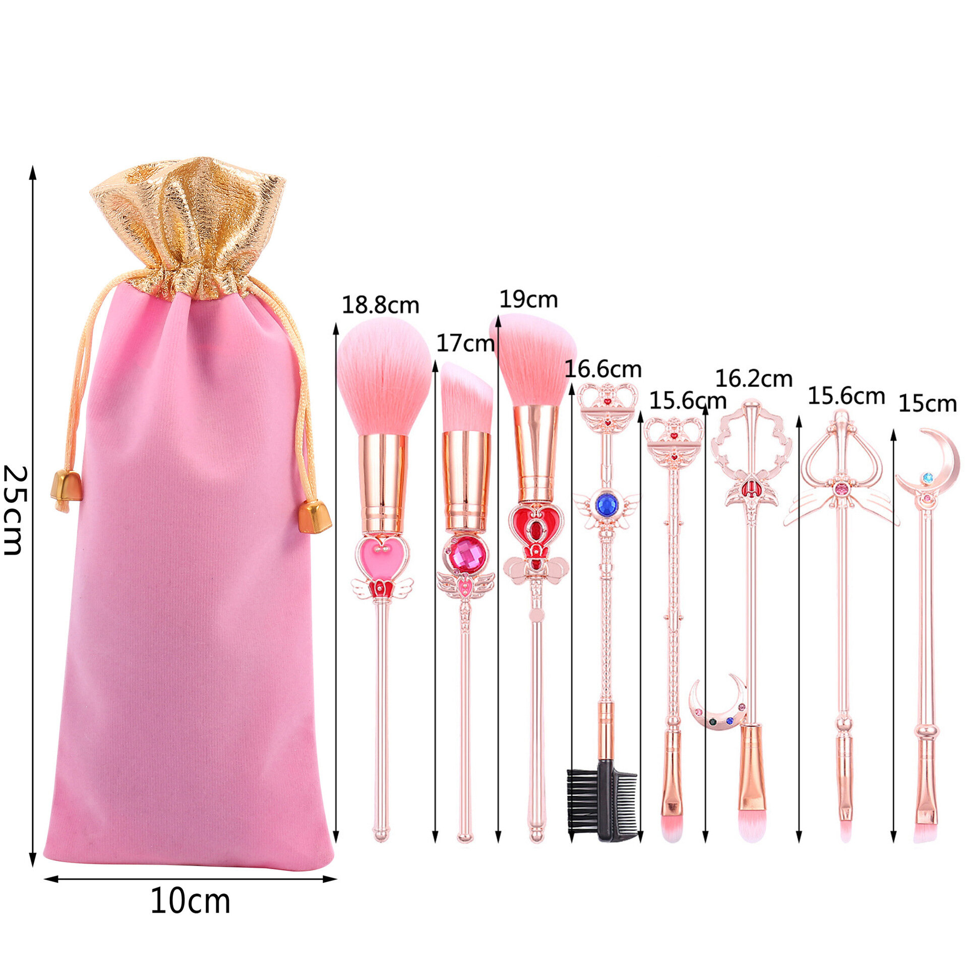 Набор кистей для макияжа Sailor Moon Unicorn Wet and Wild Подарки из аниме