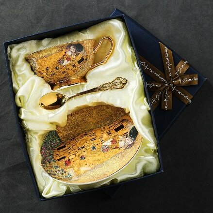 Чайная пара Поцелуй(Г. Климт)1