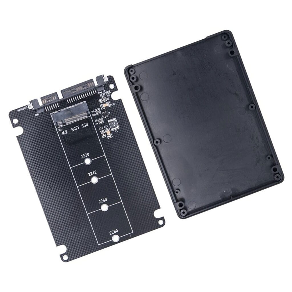 M.2 карты адаптера NGFF к SATA3.0 жесткий диск компьютера встроенный в коробку-с корпусом