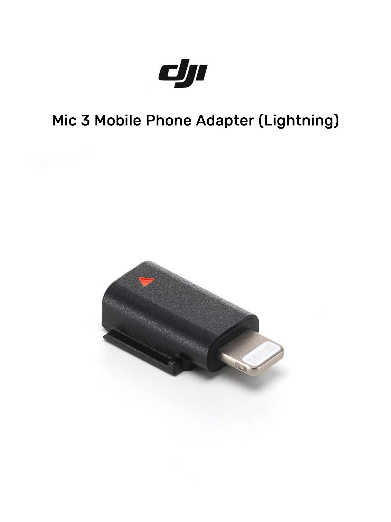 DJI Mic3 разъём для телефона (Lightning) адаптер для приёмника — фото 1