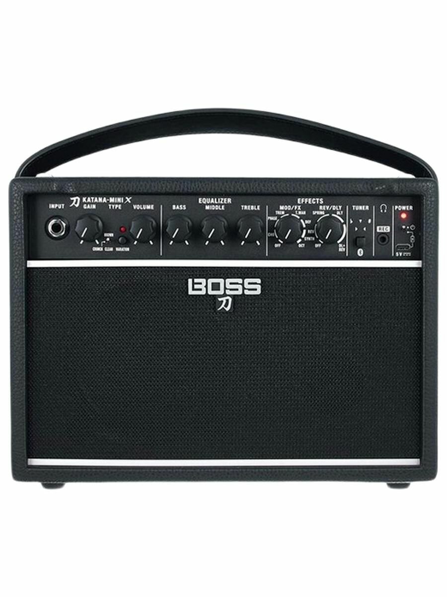 Boss Katana-Mini X Портативный гитарный усилитель мощностью 10 Вт, 1 x 5 дюймов