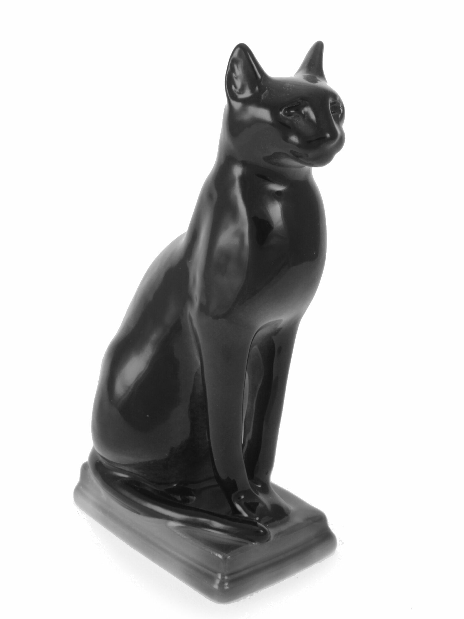 Скульптура ИФЗ Кошка египетская, ручная роспись, фарфор 82.02196.00.1