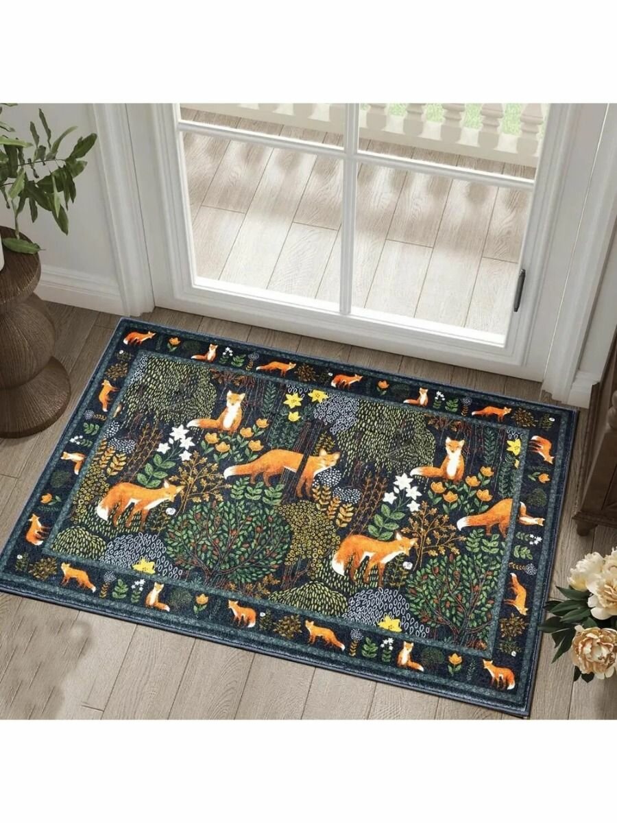 Ковер лиса Лес 50x80 см