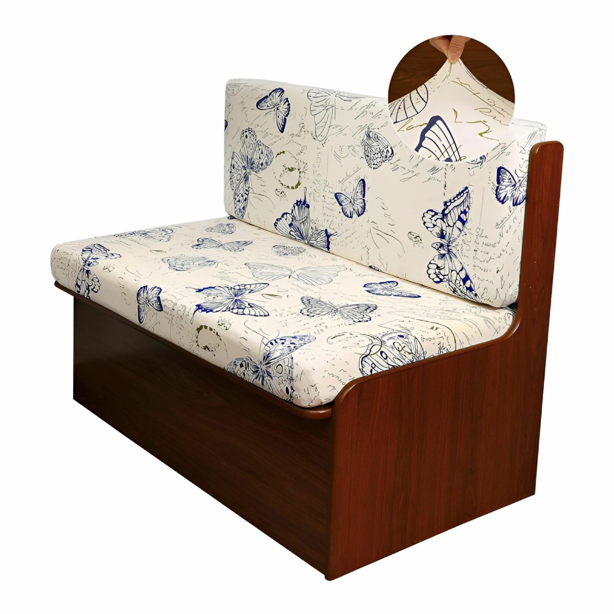 AUQ Чехол для сидений RV, эластичный защитный чехол для дивана и кресел, 1 для спинки и 1 для скамейки.