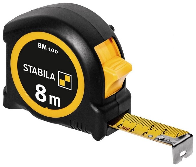 Рулетка 8 м х 25 мм STABILA BM 100, 19581