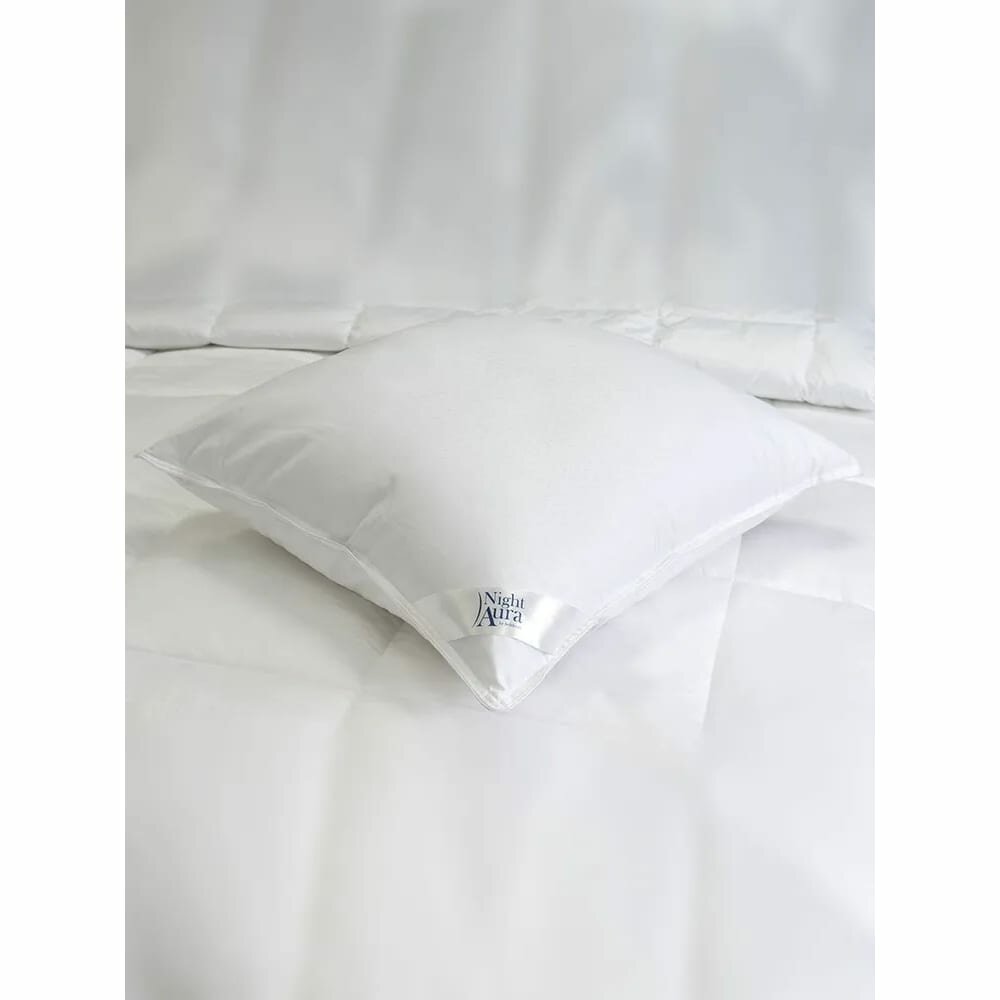 Подушка Мягкий сон cotton downflex night aura 70x70 см, белая ПЛ_NA-516у