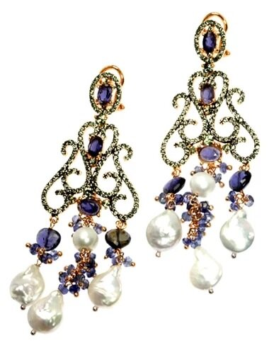Серьги, серебро, 925 проба