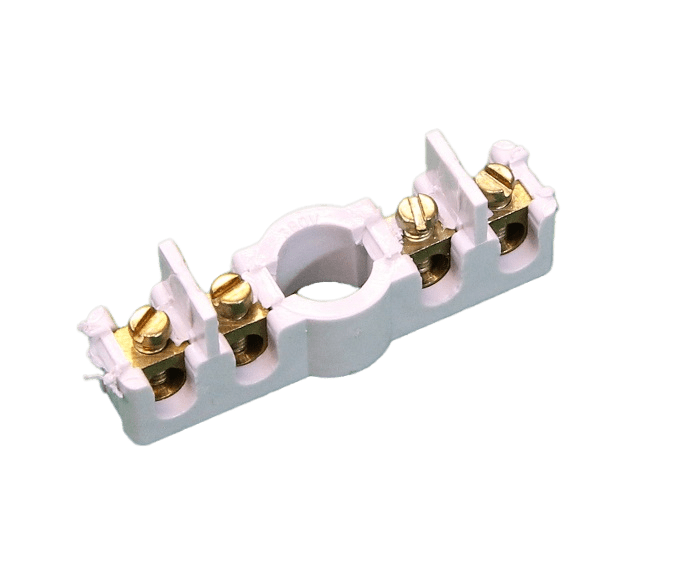 Plexo Колодка клеммная 4 клеммы 4мм2 для установки в коробки Legrand