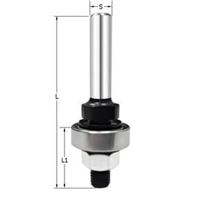 Державка для фрезы дисковой с подшипником (крепление гайкой) L1-26 Lоб-67,5 S-8x32 ARDEN 707851