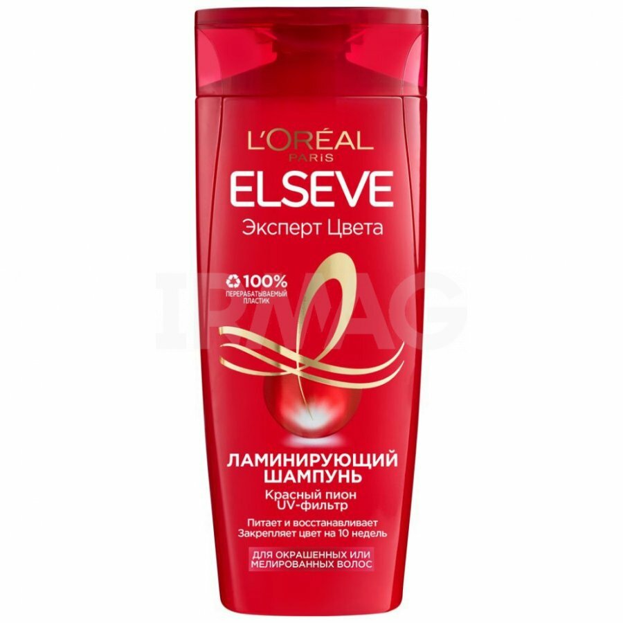 Шампунь L'Oreal Elseve, Эксперт цвета для окрашенных и мелированных волос, 250 мл