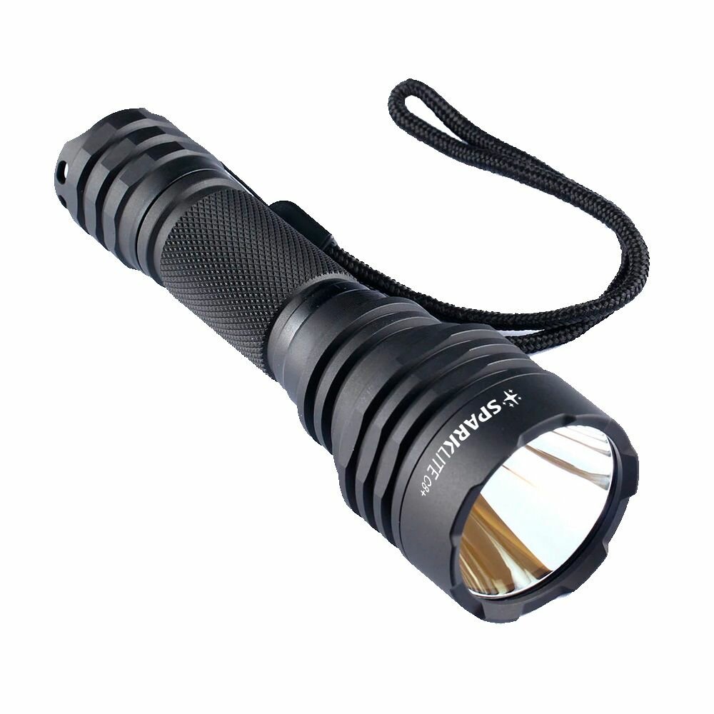 Фонарь Sparklite C8+ SST-40 2000 Люмен, 4 режима работы, 5000К, черный