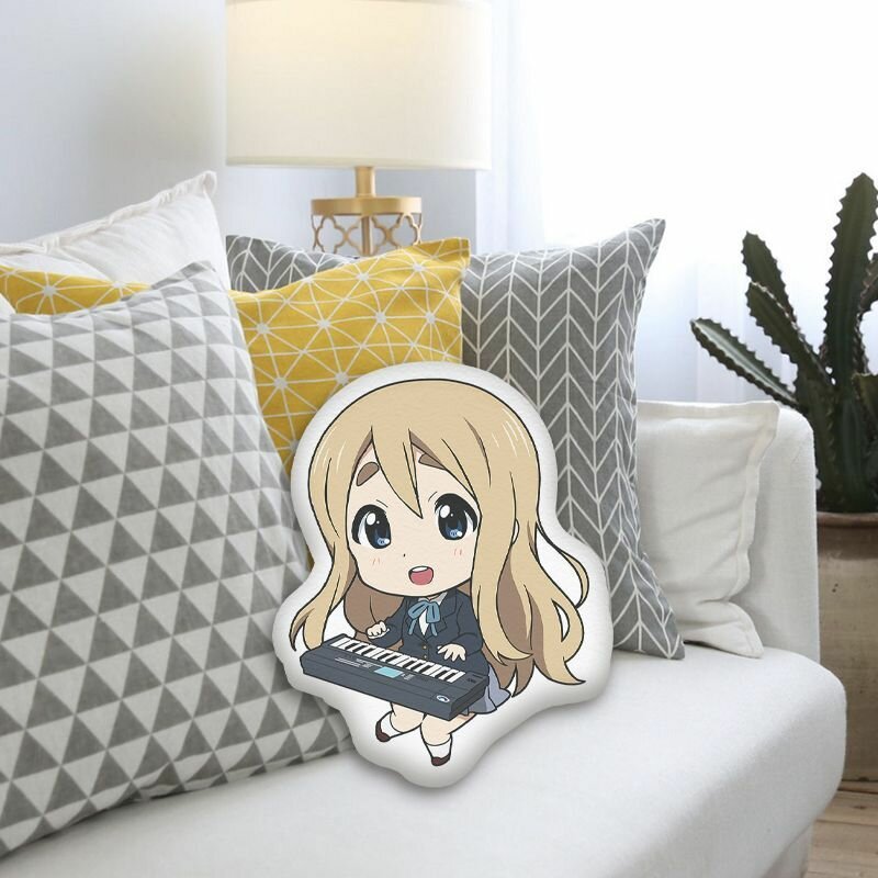 Мягкая фигурная подушка Чиби K-ON - Цумуги Котобуки BCH0830 40см