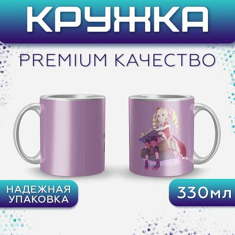 Кружка с аниме принтом "Re Zero" арт. CUP0978