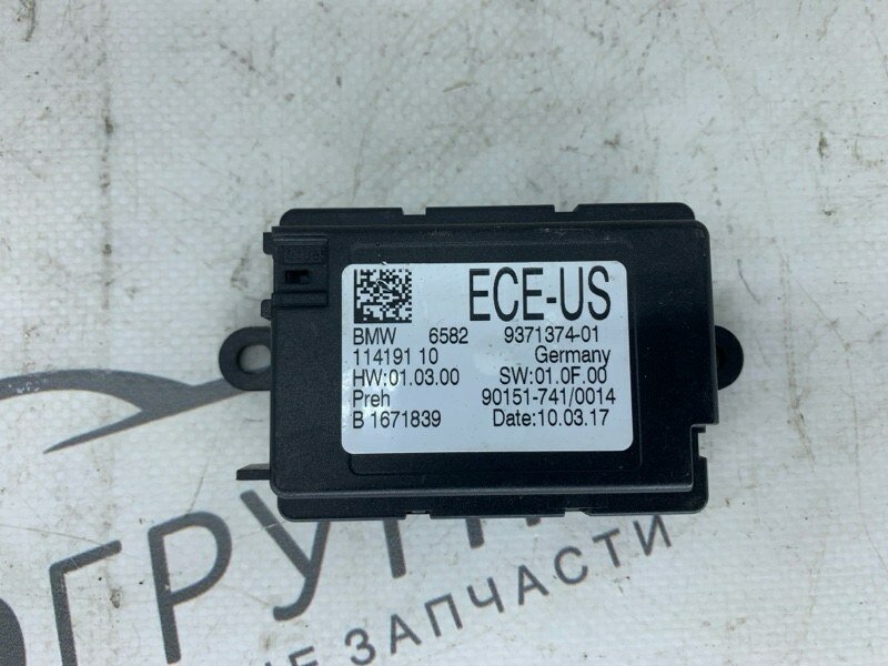 Блок управления controller touch BMW 320D F31 LCI Ф31 Рестайлинг 65 82 9 371 374
