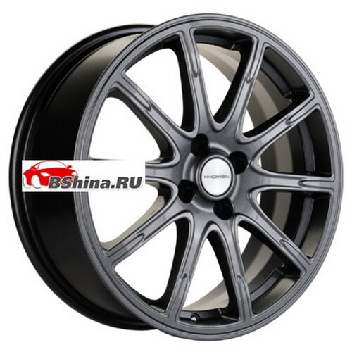 Колесный диск Khomen Wheels KHW1707 6,5x17/4x100 ET43 D60,1 Gray