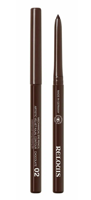 Карандаш для глаз Relouis Artistic Velvet Kajal Contour тон 02 шоколадный, механический, 0,36 гр.