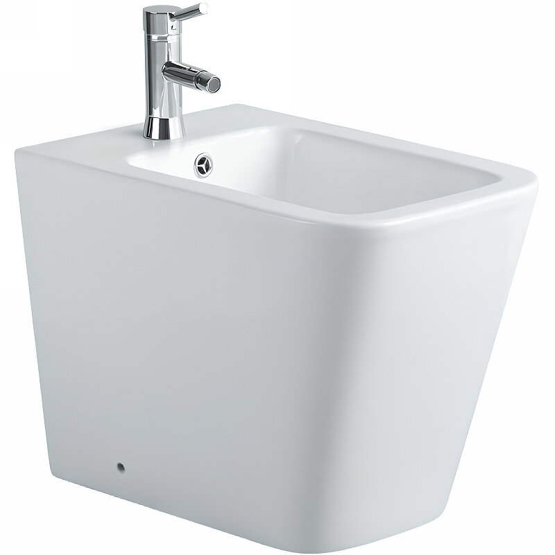 Биде напольное Aquatek Либра New AQ1266N-00 с горизонтальным выпуском