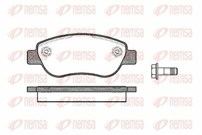 Колодки тормозные передние FORD Focus II , III Mazda 3 VOLVO S40 Remsa 106900