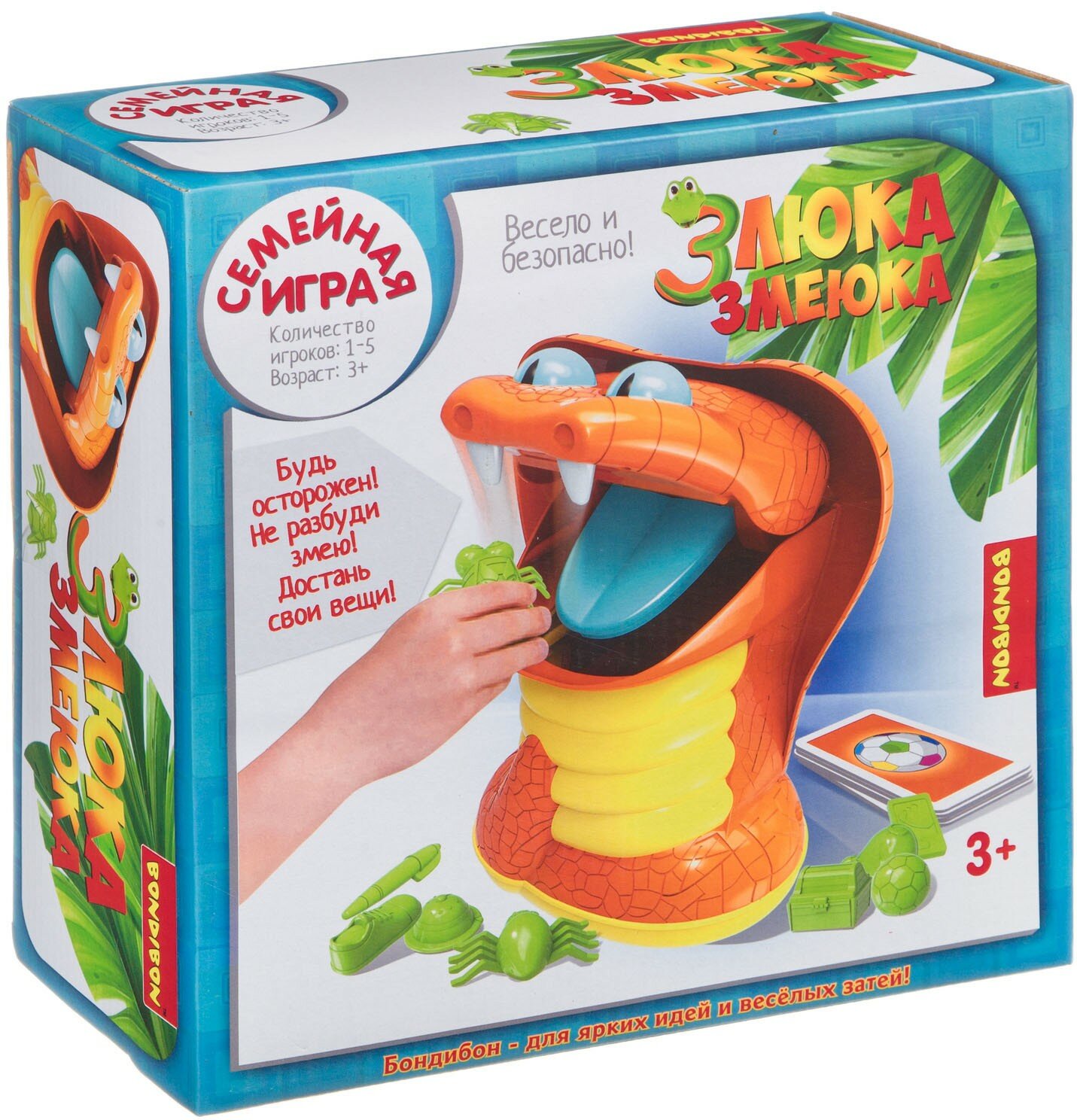 Игра настольная "Злюка змеюка" (007-103/ВВ4581)