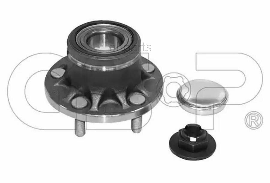 GSP 9237016K Ступица с подшипником FORD TRANSIT CONNECT/TOURNEO CONNECT 02- зад. +ABS