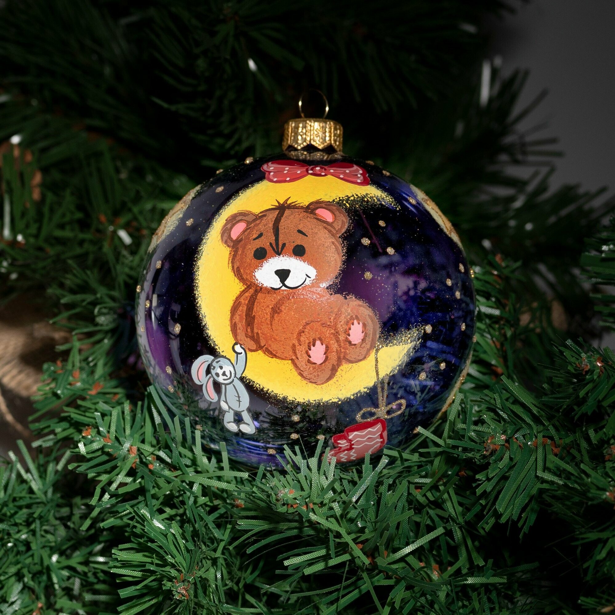 Шар на елку Волшебные сны 10см